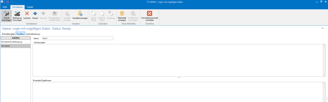 Schrittplaner (Rich Client)